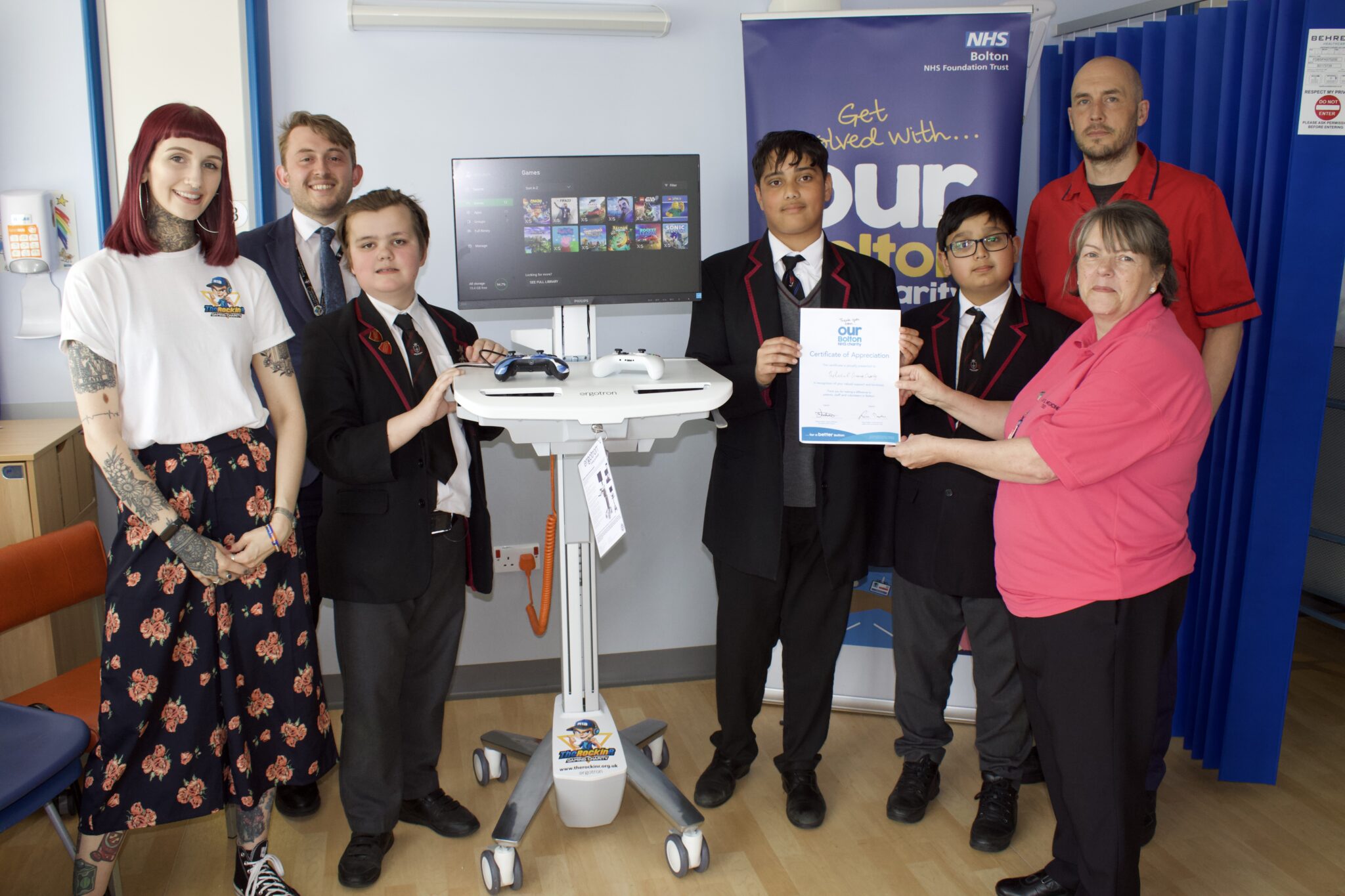 First-ever medical gaming cart delivered to children’s ward at Royal ...