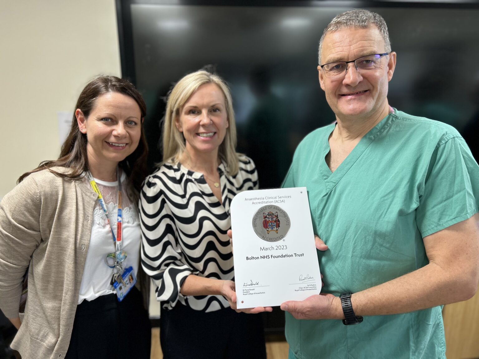 Royal Bolton Hospital reaccredited for 'highest standards' of ...