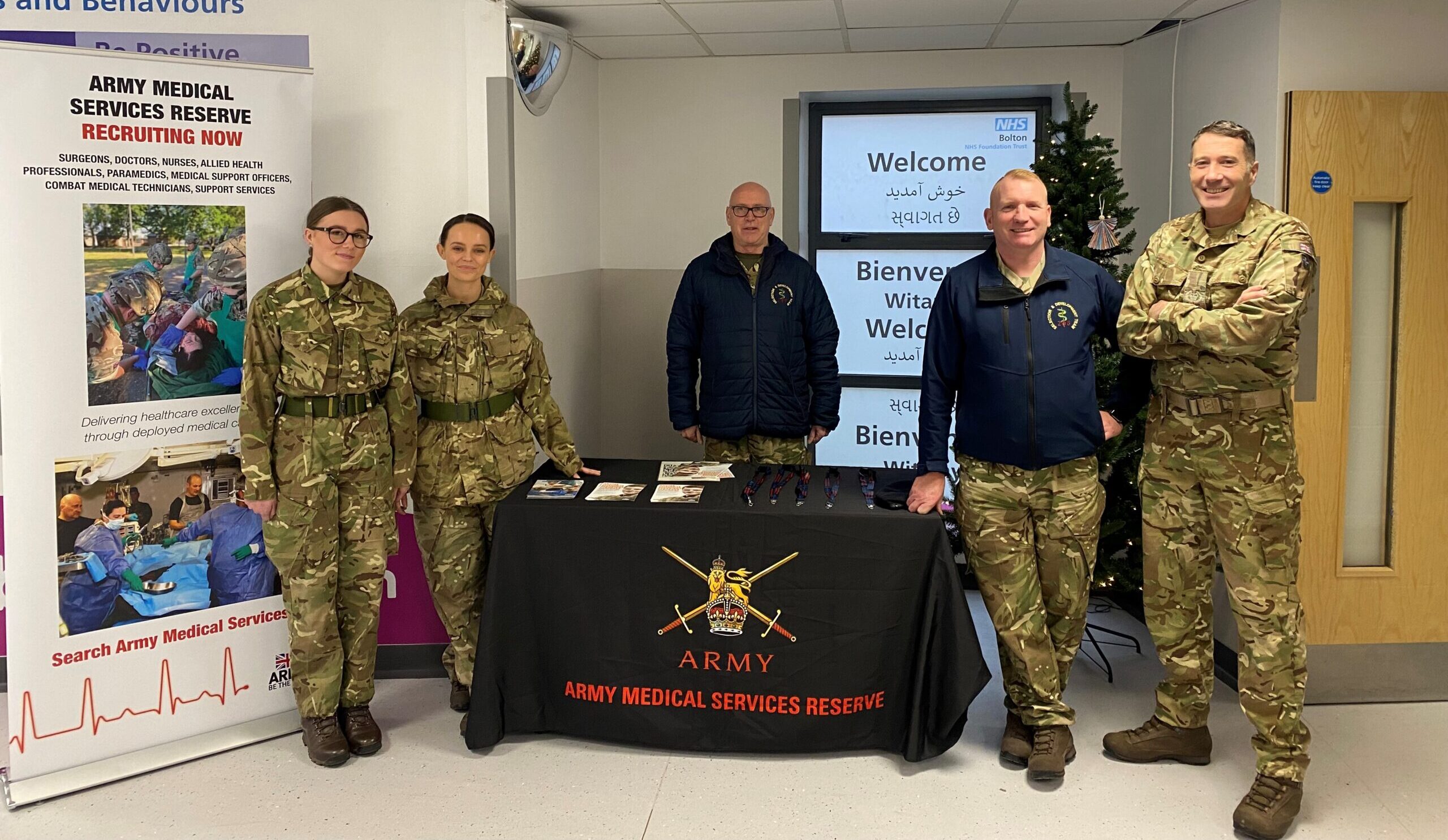 Trust working with Bolton’s Army Reserve to support armed forces staff ...